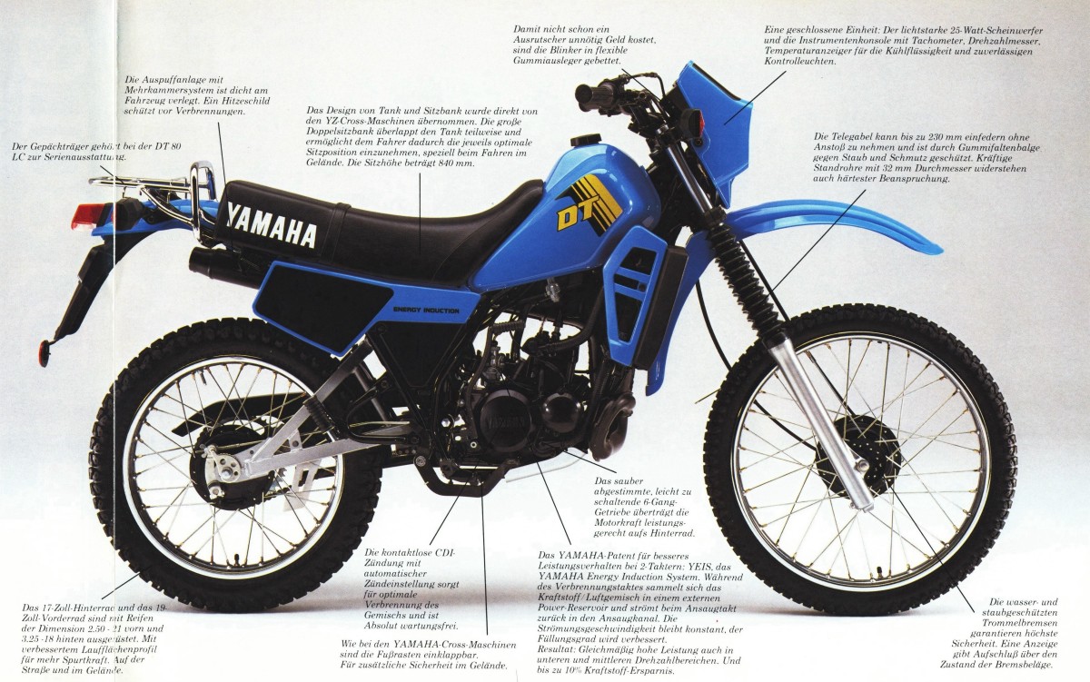 Yamaha DT 180: conheça a história dessa super moto