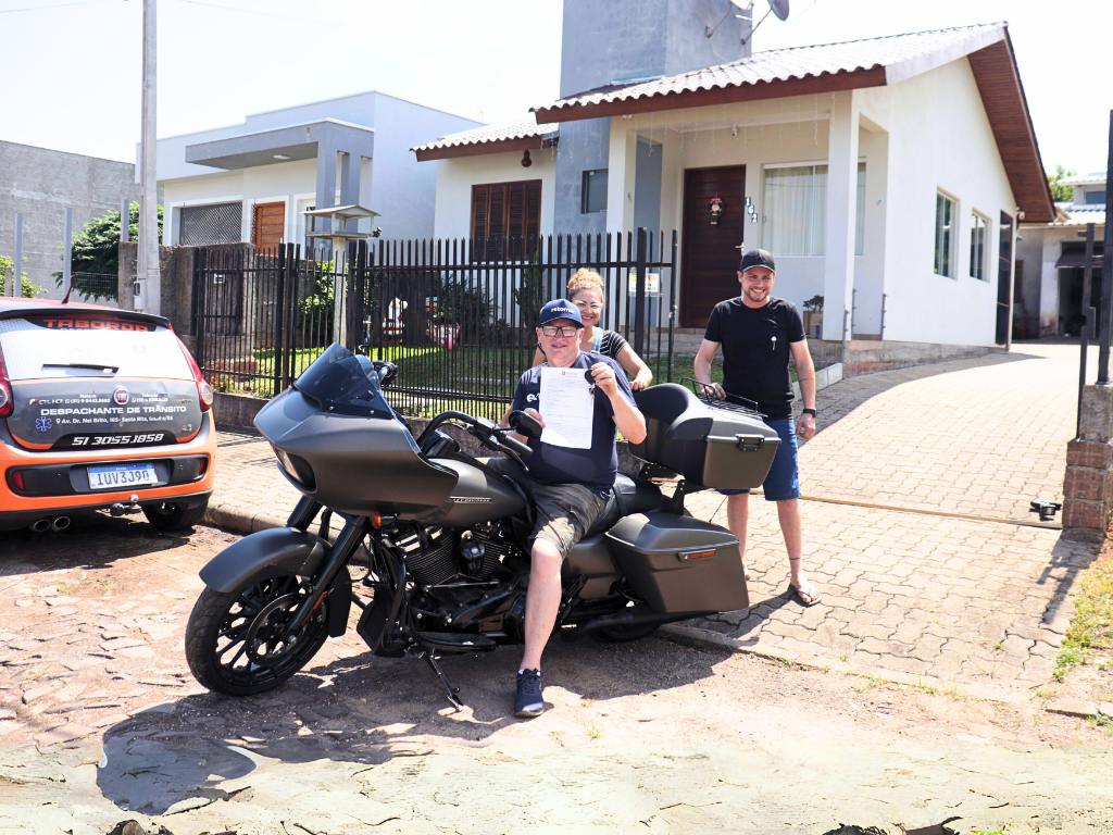 Quem Ganhou o Sorteio da Harley-Davidson Road Glide da Retornar?