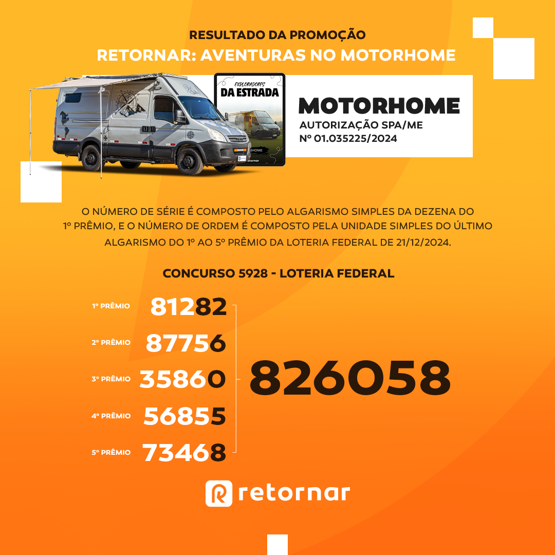 Quem Ganhou o Motorhome da Retornar? - Retornar - Transformando Vidas